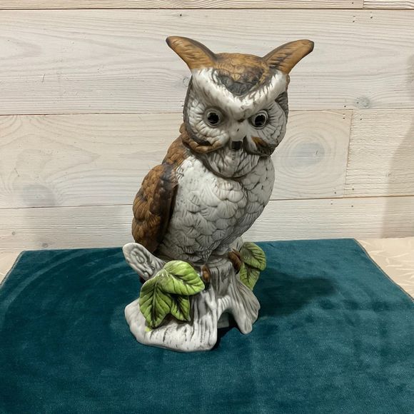 Flambro Taiwan | Accents | Vintage 97s Musical Ceramic Owl Plays ...
